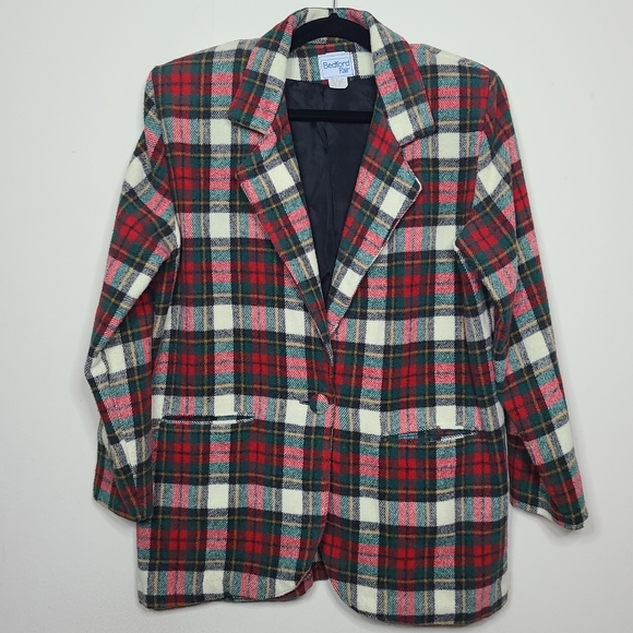 Bedford Fair | Jackets & Coats | Bedford Fair Vintage Plaid Blazer ...